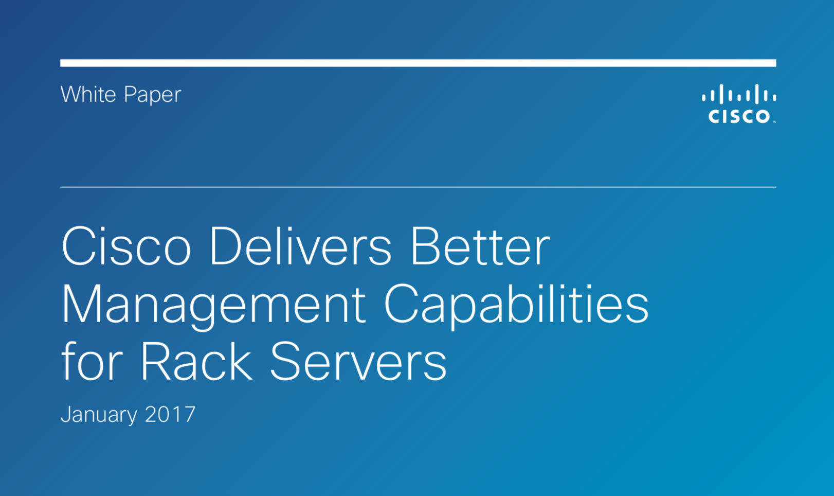 Cisco Delivers Better Management Capabilities for Rack Servers ...