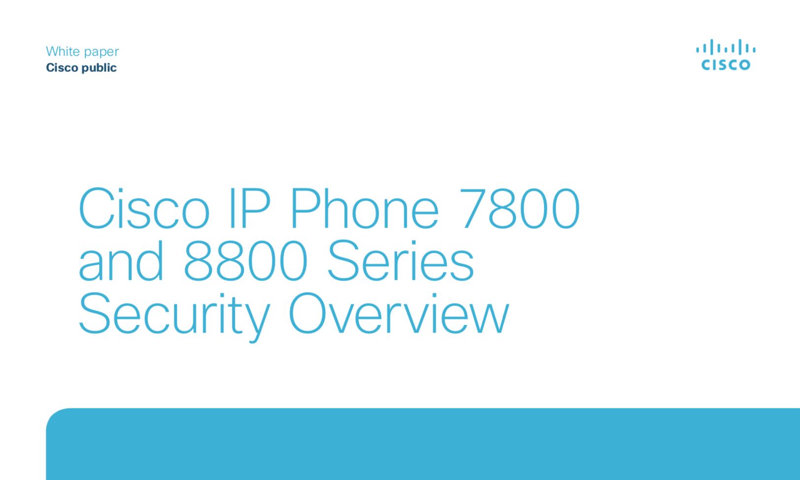 Cisco IP Phone Security Overview - SystemsAnalysis