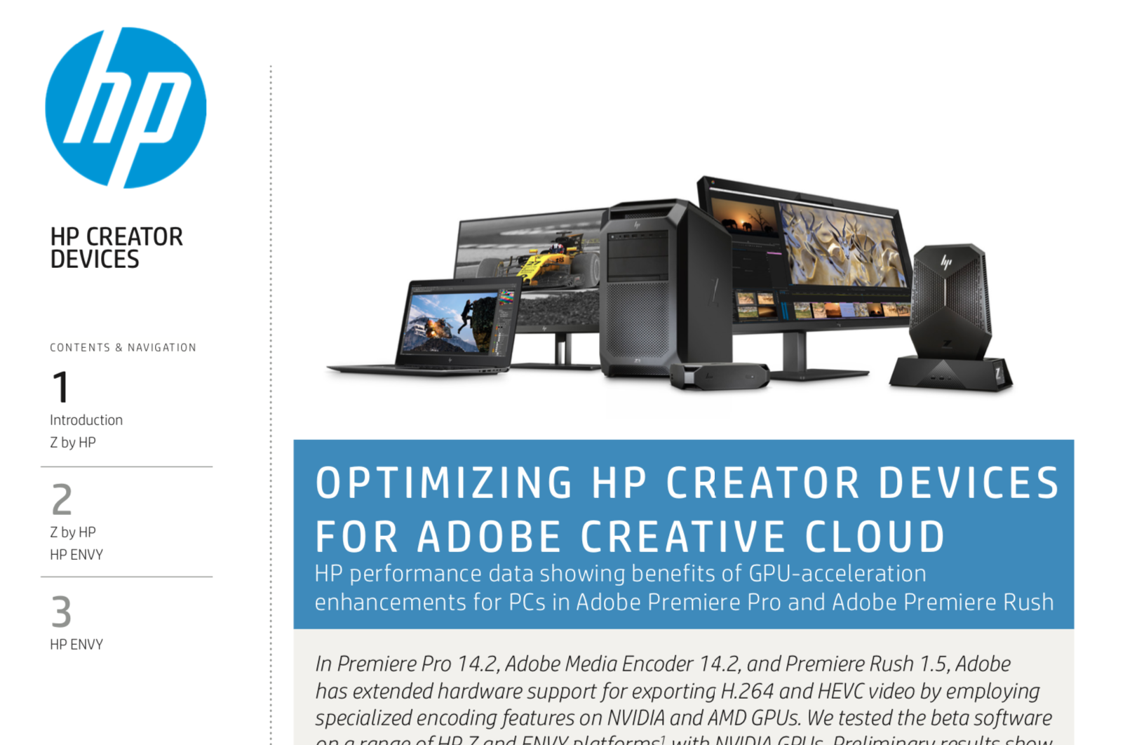 Optimizing HP Creator Devices for Adobe Creative Cloud - SystemsAnalysis